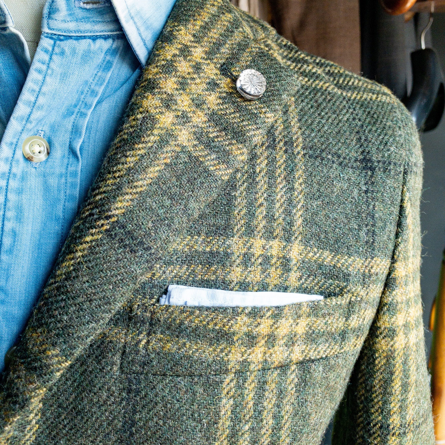 FOX TWEED のアンコンジャケット|フィボナッチ紳士洋品店-墨田区の紳士服・オーダーシューズ・オーダースーツ・オーダーシャツ・オーダーネクタイ